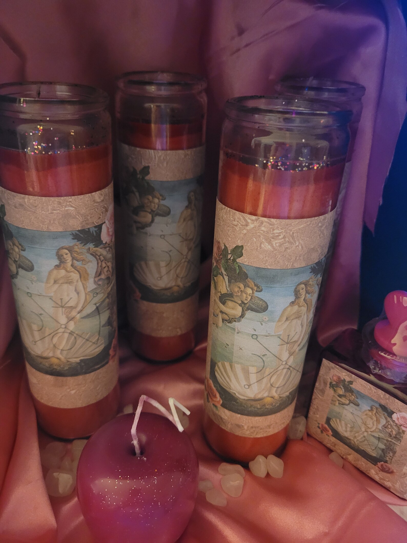 VENUS 7 Day Energized Love Spell Candles, Love Spell Candles, Petition ...