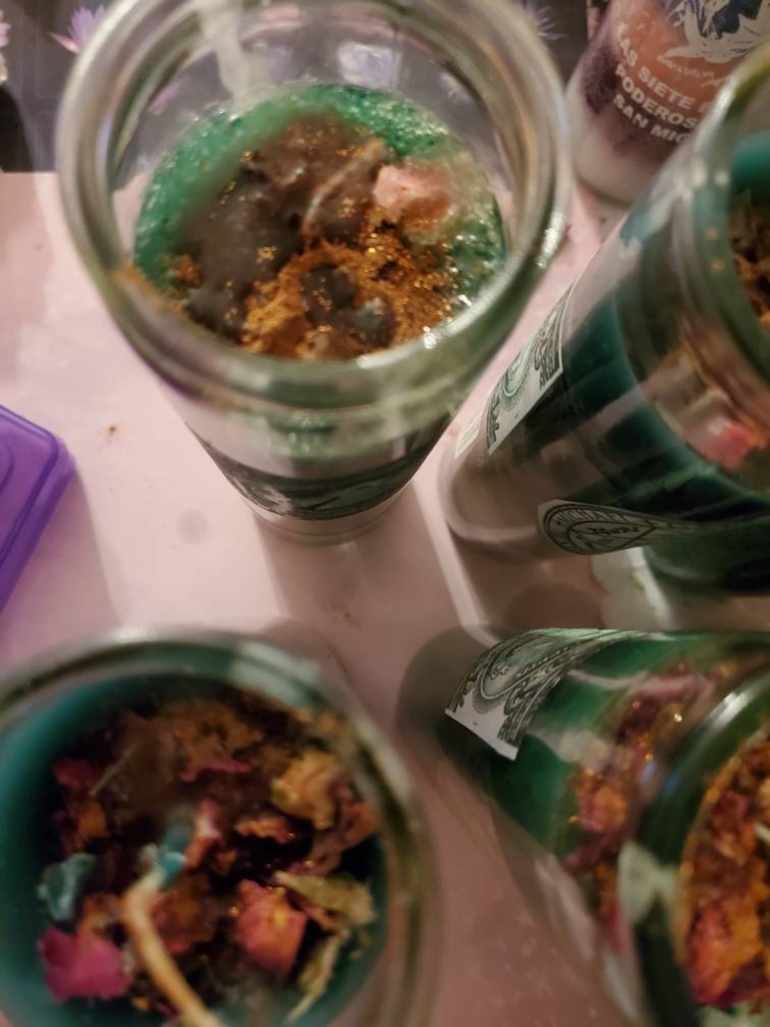 7 Day Ritual Money Candles Wiccan Dressed Money Drawing Spell | Etsy