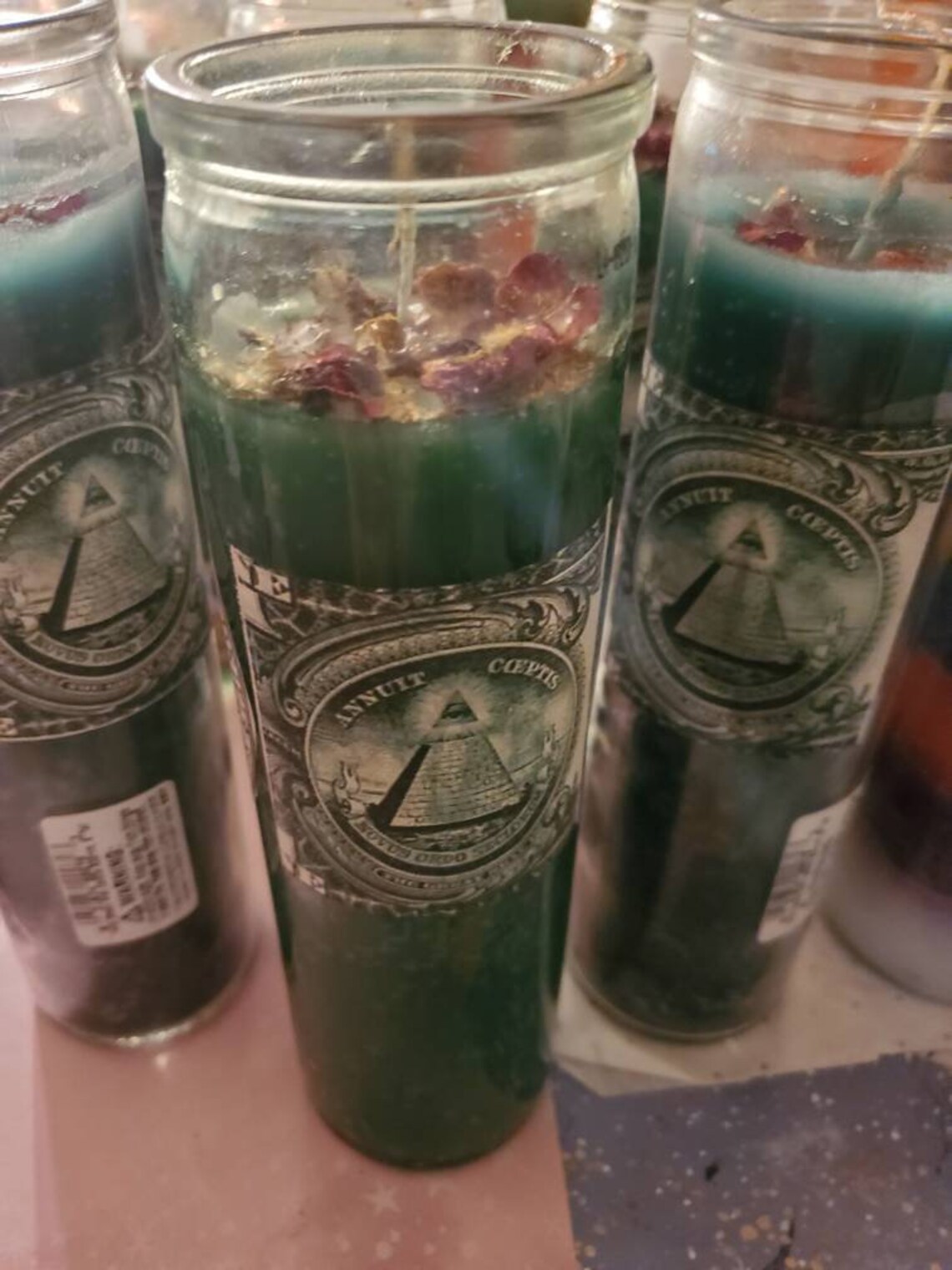 Money Candles Wiccan Dressed Money Drawing Spell Candles - Etsy
