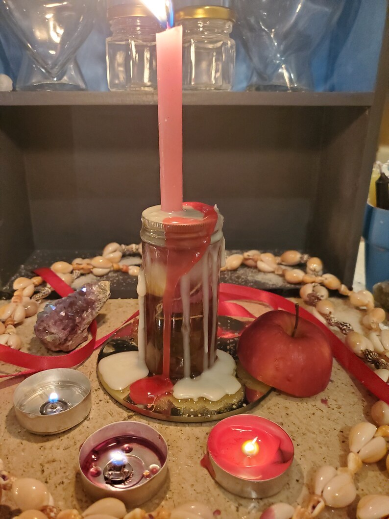 Honey Jar Powerful Love Spell Love Spell Binding Love Spell Etsy