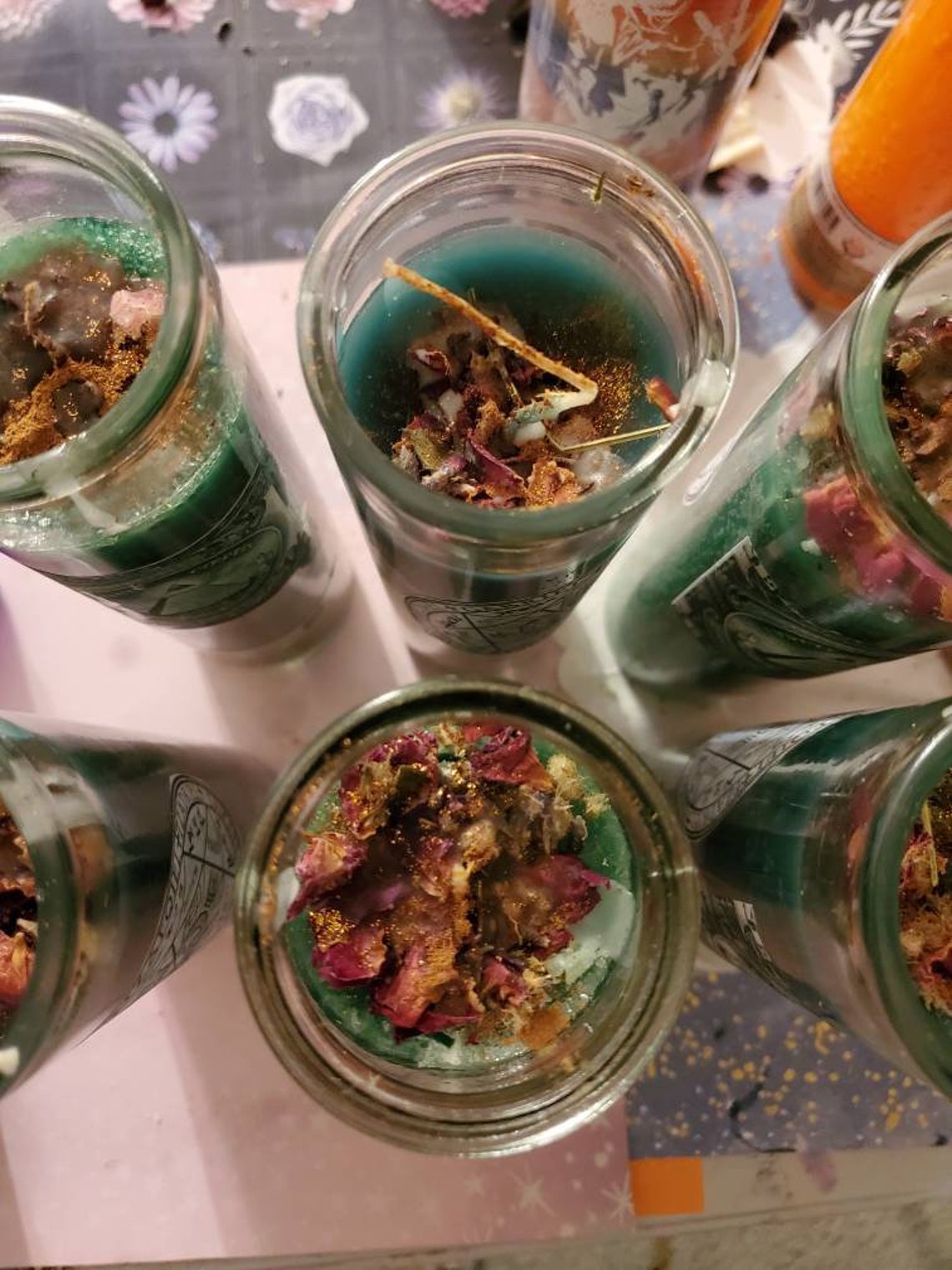 Money Candles Wiccan Dressed Money Drawing Spell Candles - Etsy