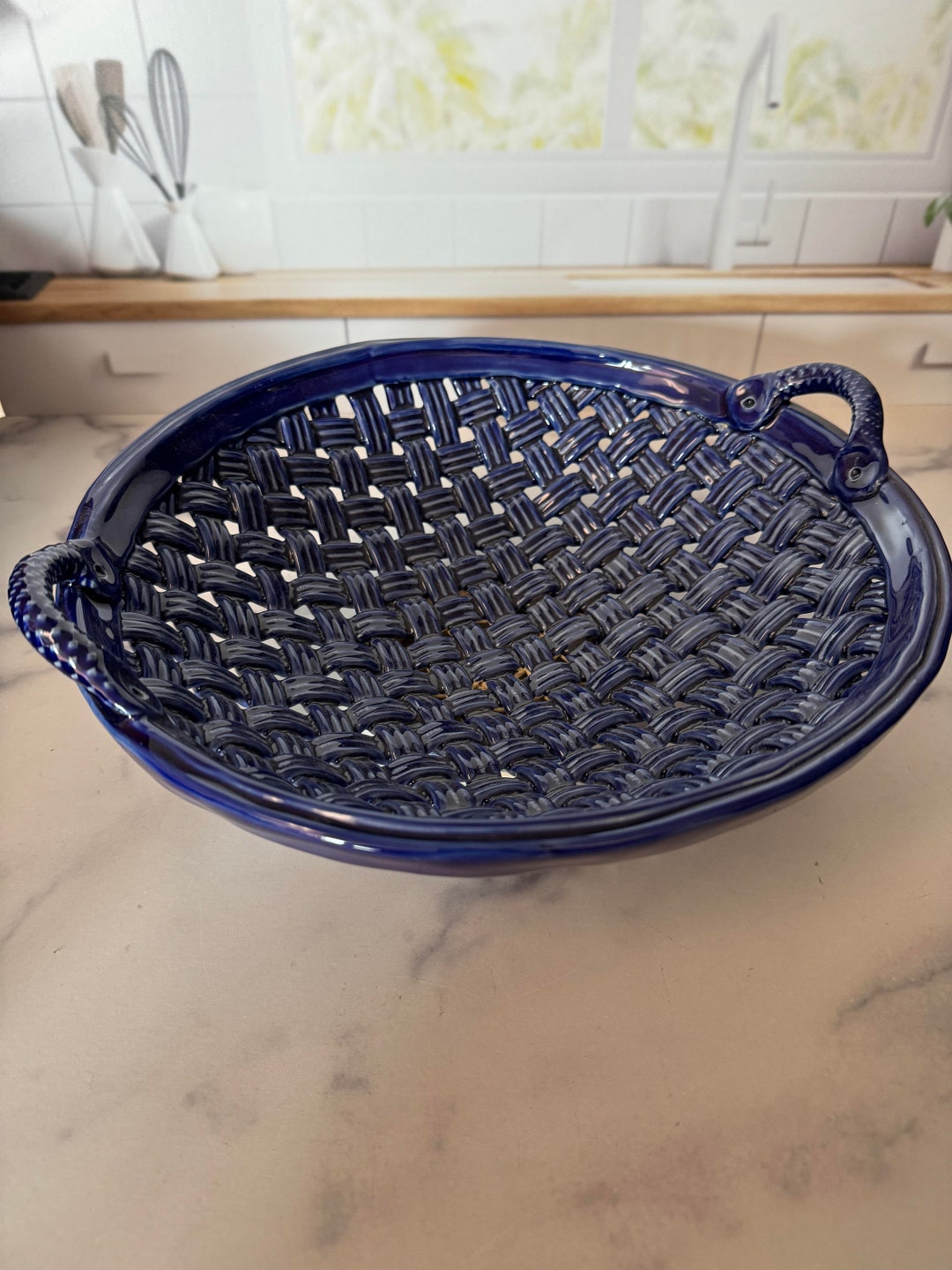 Woven Clay Basket - Etsy