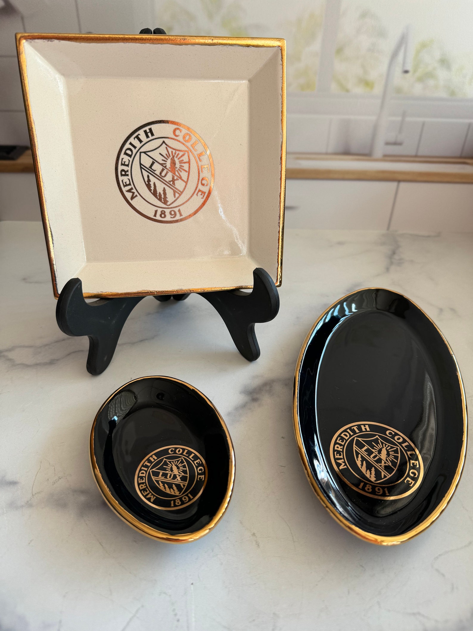 Meredith College Ring Dish - Large - Etsy