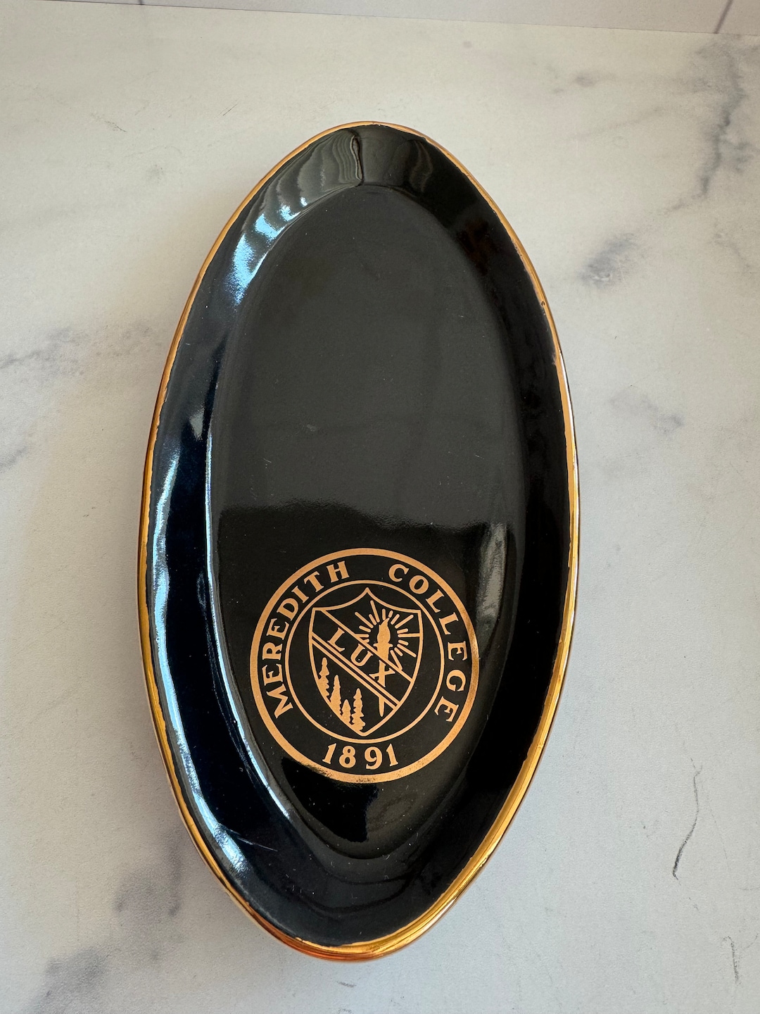 Meredith College Ring Dish - Large - Etsy