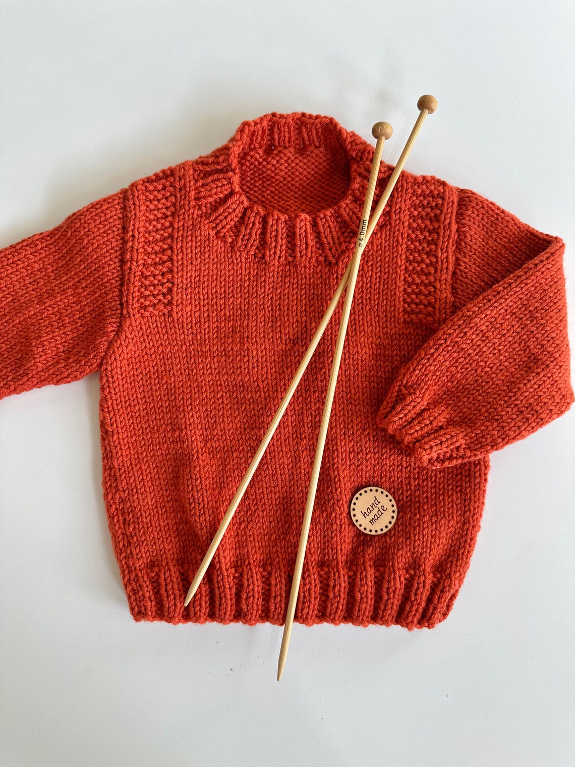 Guernsey Style Jumper - Knitting Pattern 114 - Knits Sizes 3m - 8y - Etsy