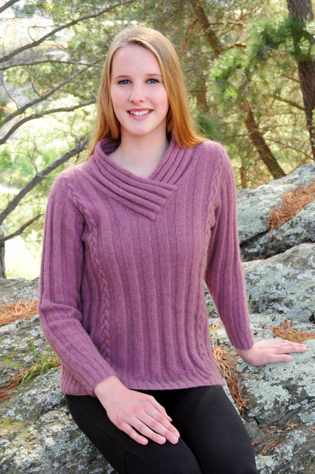 Cabled Possum Jumper- Knitting Pattern 023 - Etsy