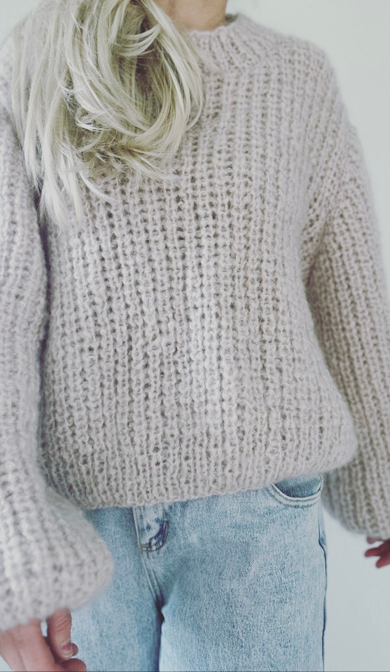 Isla Jersey - Knitting Pattern 159 - Knits Adult Sizes - Etsy