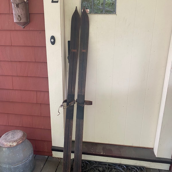 Wooden Skis - Etsy