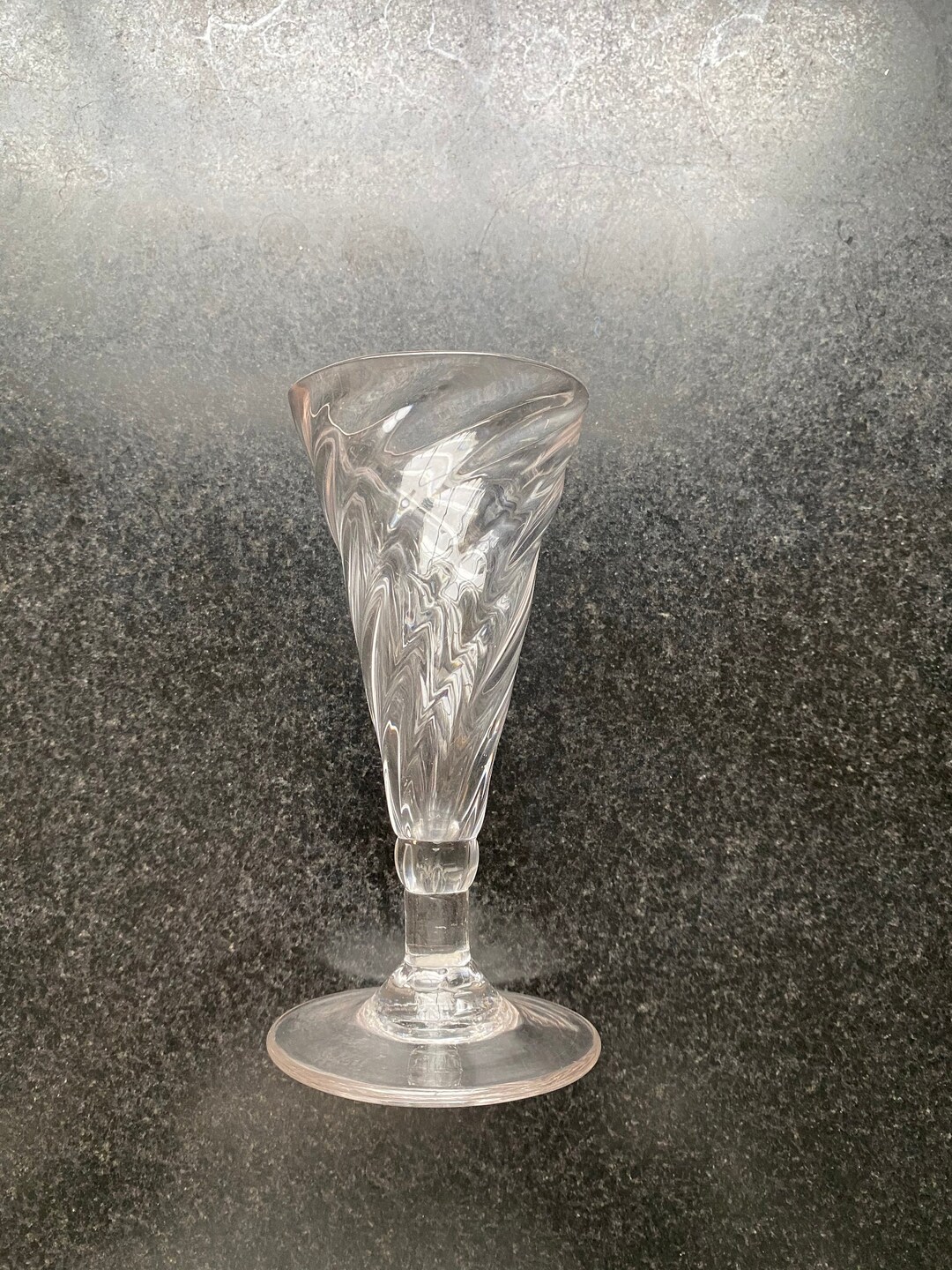 Perfect Dwarf Ale Glass - Lead Georgian Glass - 18th Century Masterful ...