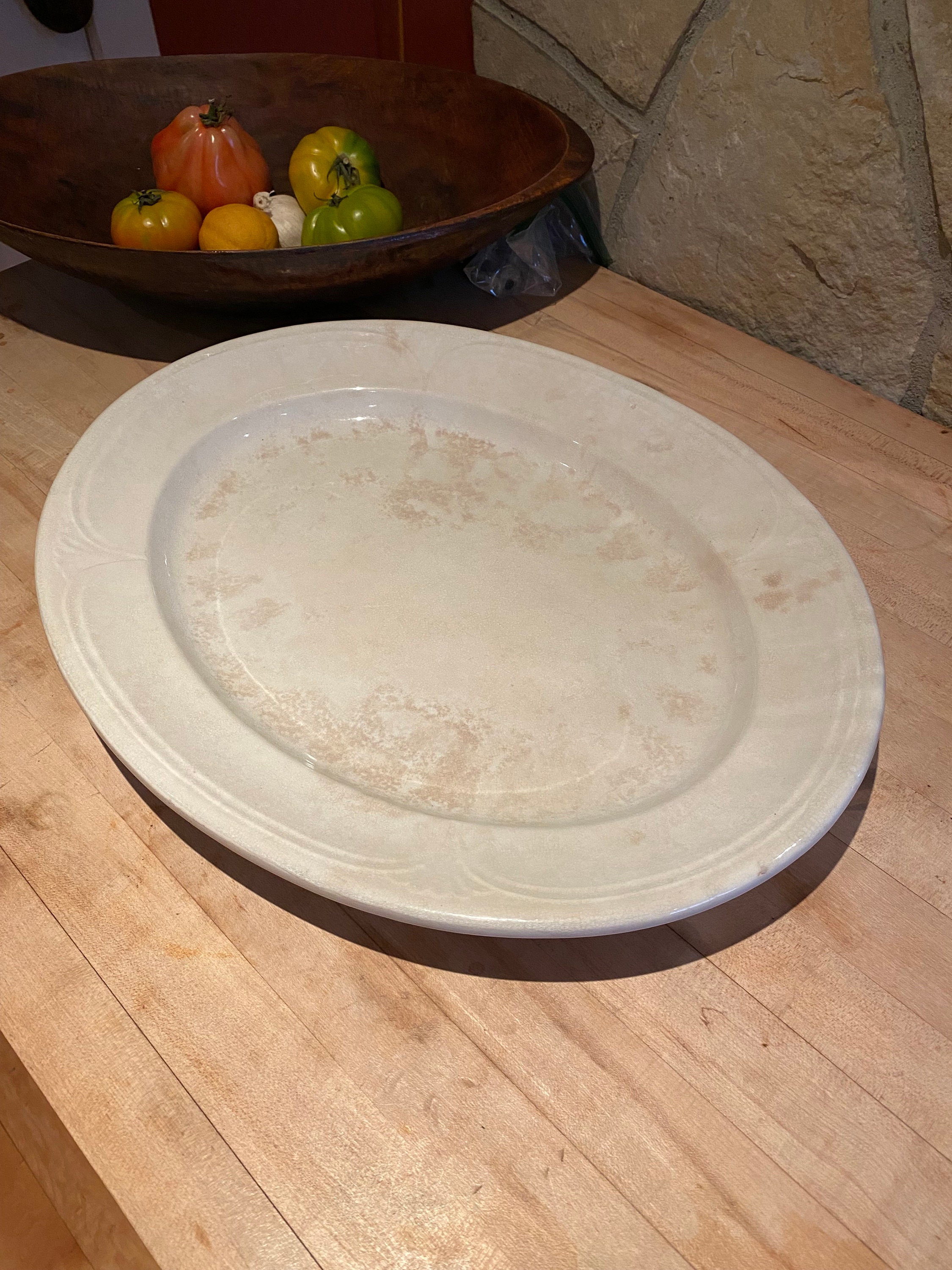 Edward Walley Ironstone Platter 18.5 Inch Large Heavy Platter Perfect ...