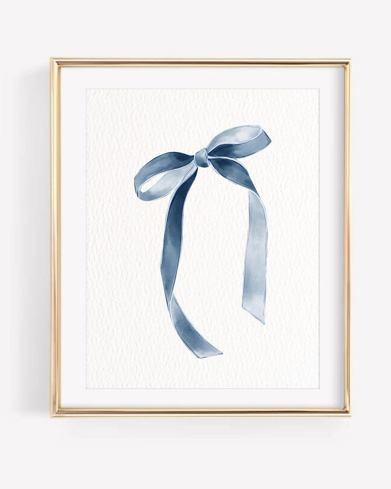 Simple Bow Art - Etsy