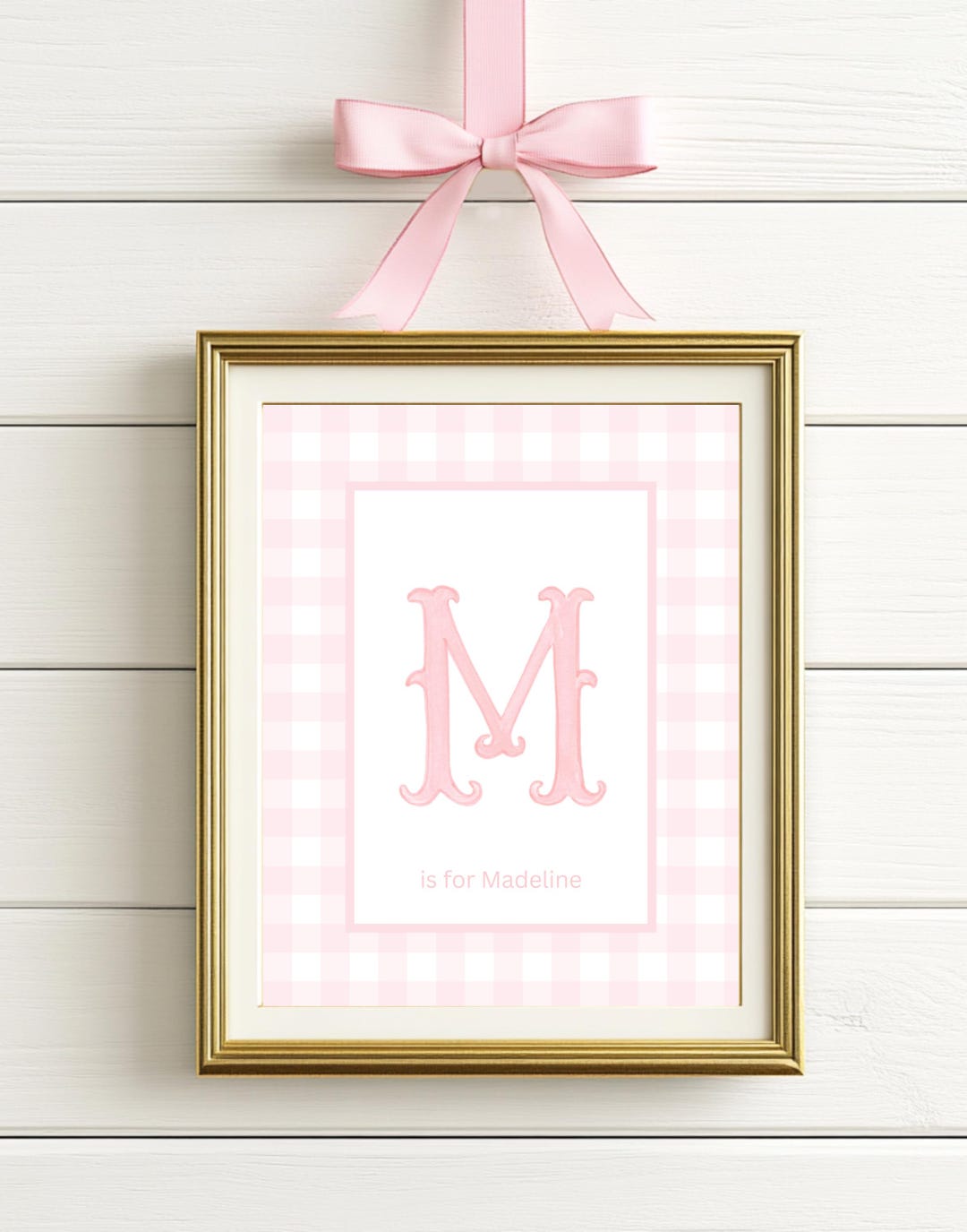 Light Pink Name Art Print - Etsy