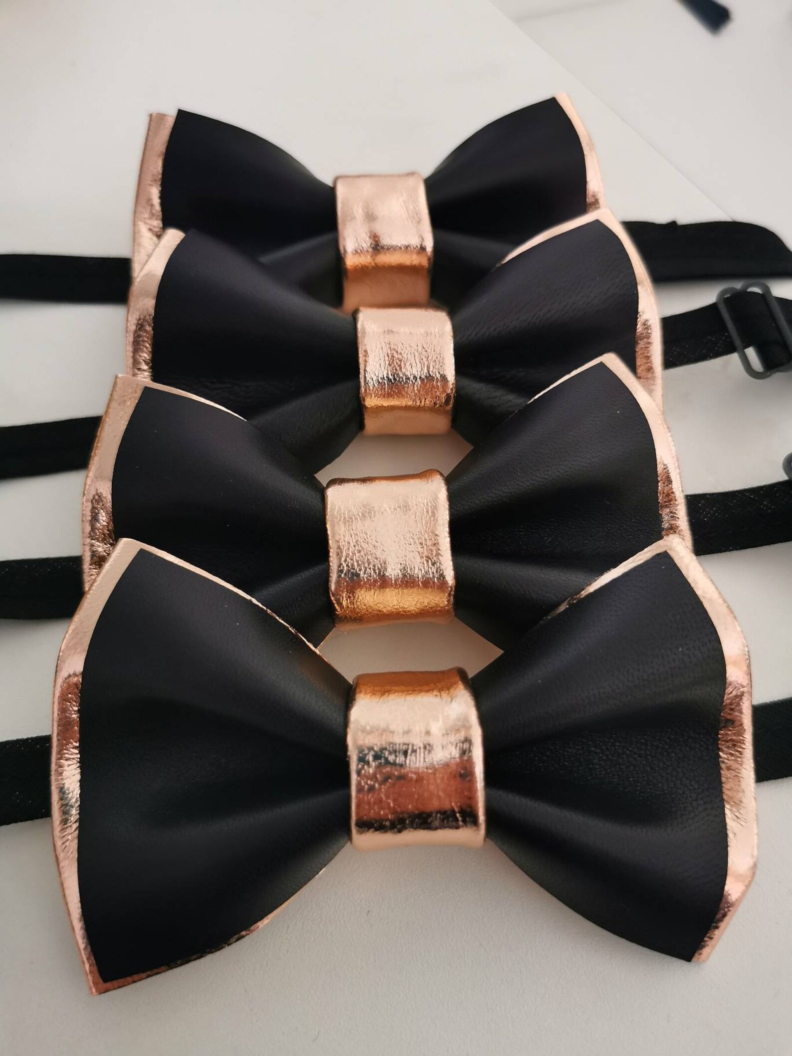 CUSTOM Mens Boys Copper Bow Ties Ivory Rosegold Bow Tie for - Etsy