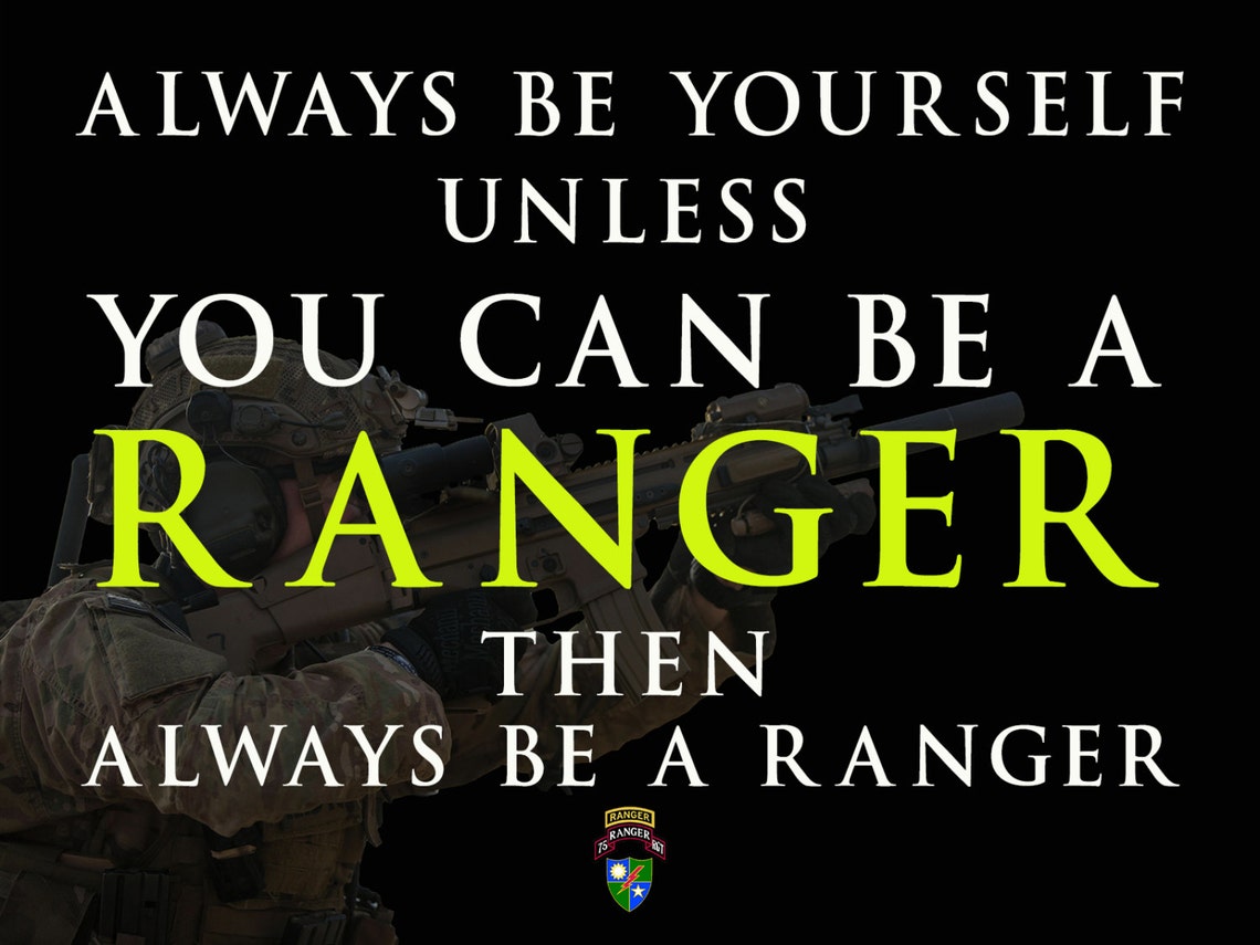 Army Rangers Poster - Etsy