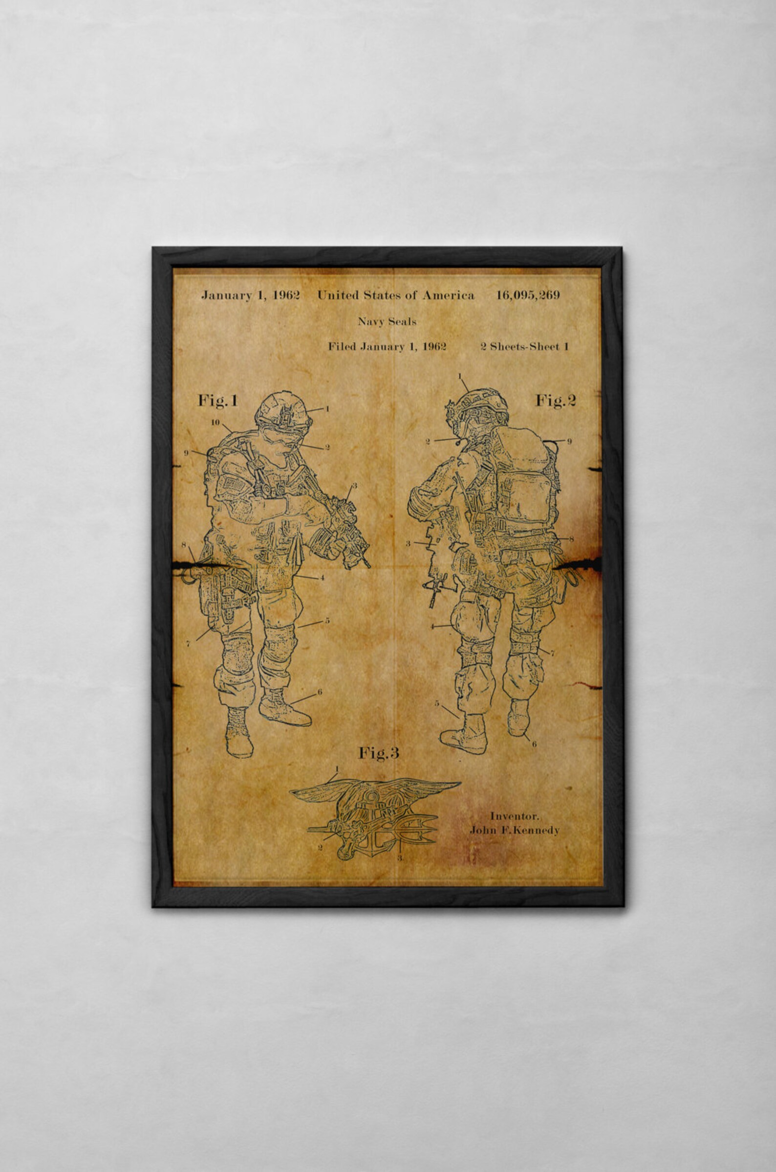 Navy Seals Patent Poster (PATENTS33) - Etsy