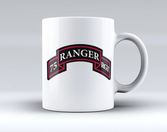Ranger Tab Coffee Mug Army Ranger Coffee Mug Army Coffee Mug Black or ...