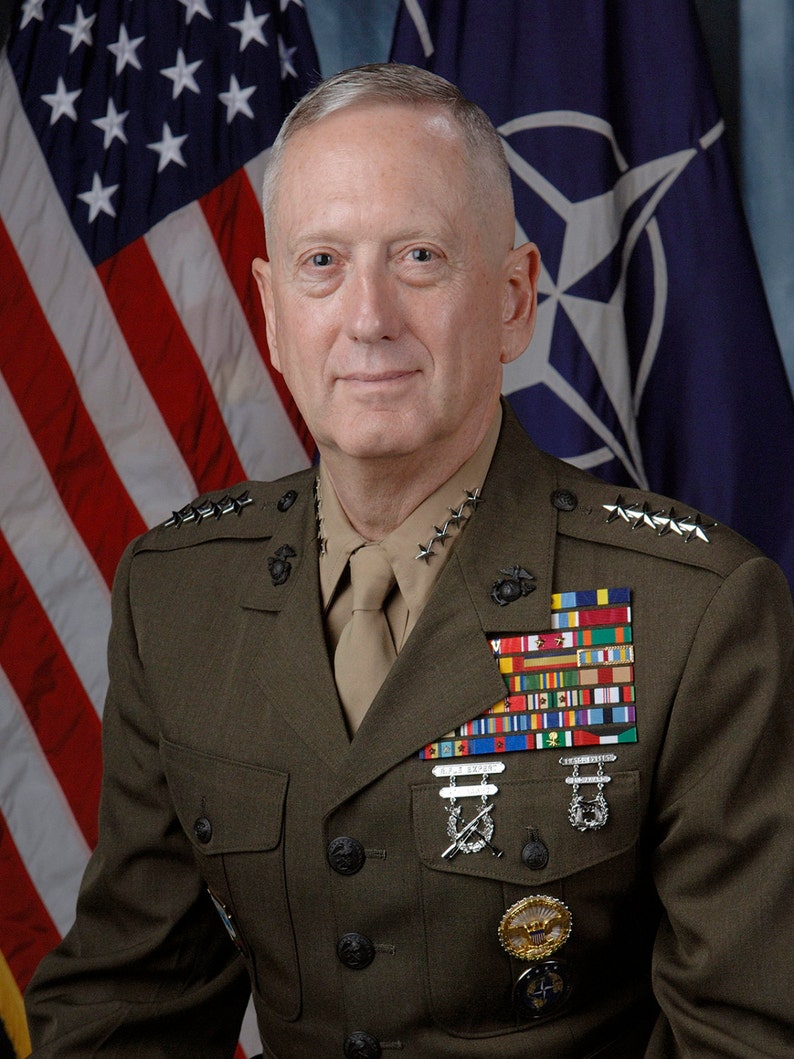 General James Mattis Poster (USMC107) - Etsy