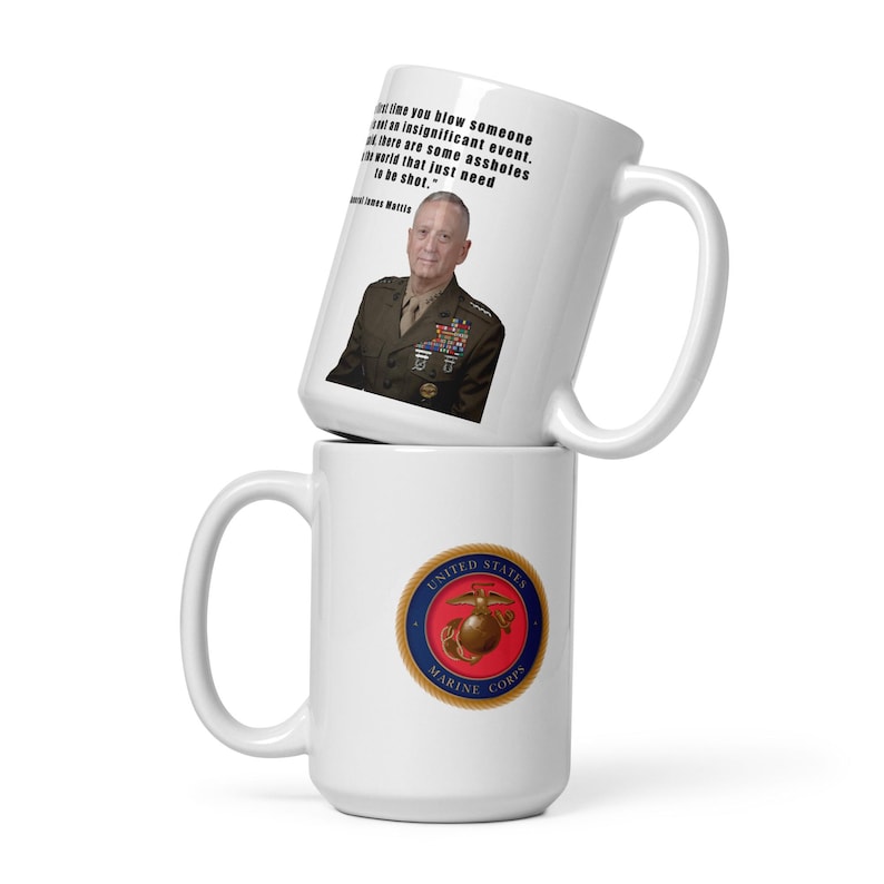 General Mattis Quote Coffee Mug - U.S. Marine Corps Gift - Etsy