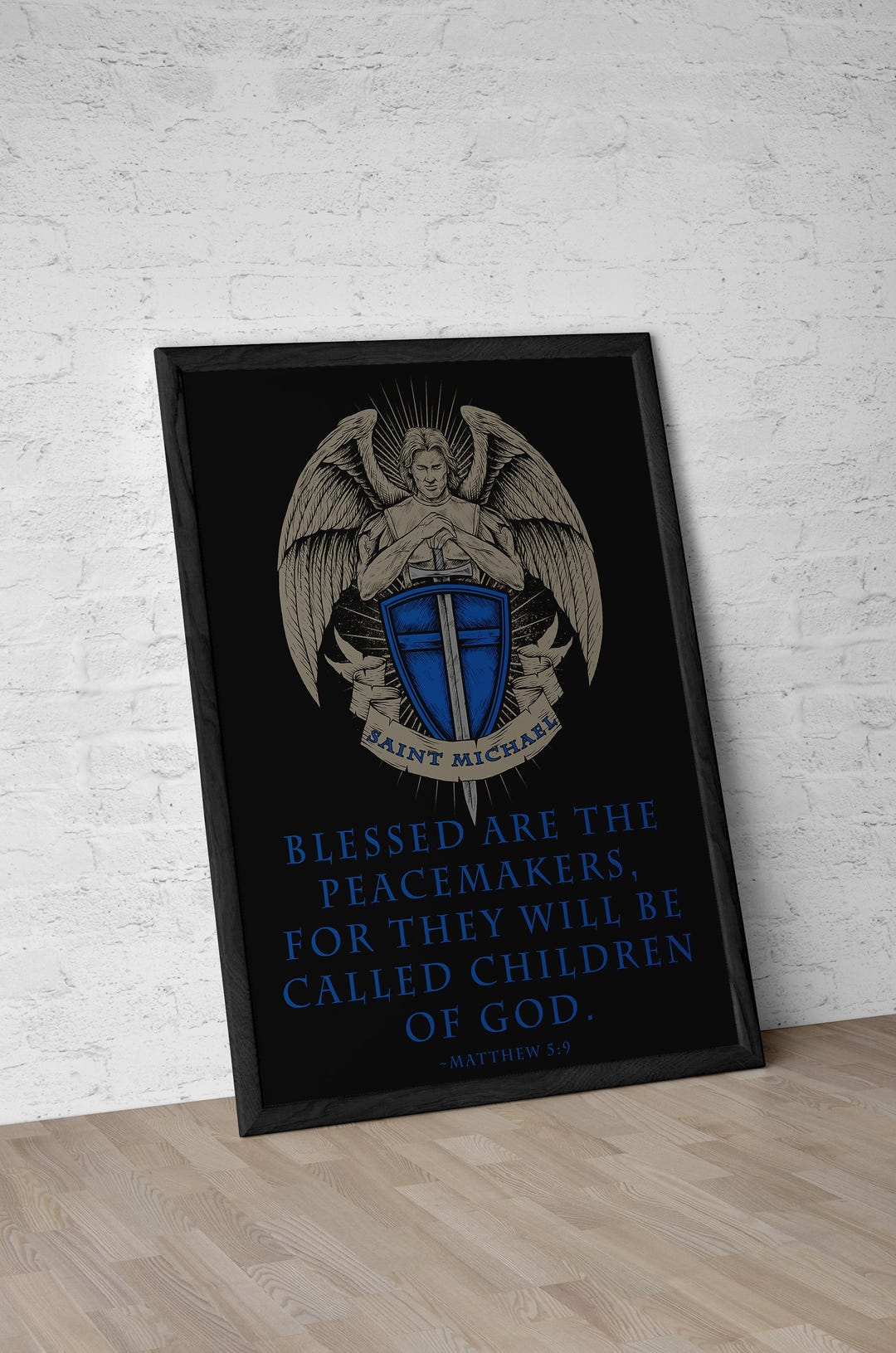 Blessed Are the Peacemakers – Police Motivation Poster | Saint Michael ...