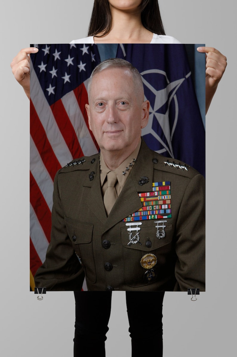 General James Mattis Poster (USMC107) - Etsy