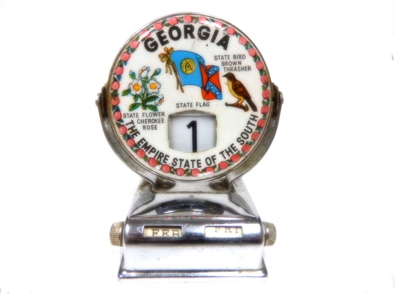 Flip Calendar Georgia The Empire State of the South | Etsy