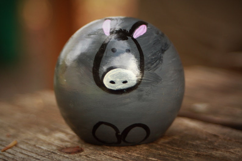 Donkey Wooden Peg Doll Wood Peg Doll Donkey for Nativity Set Creche ...