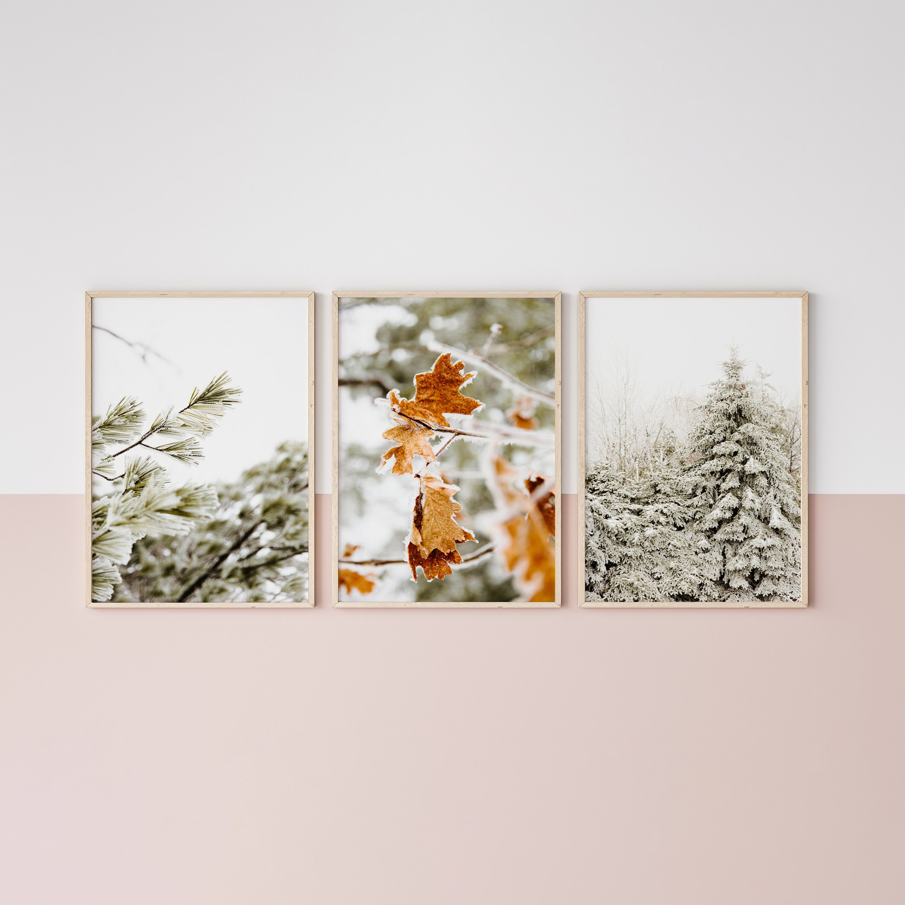 FALL INTO WINTER Digital Print, New Hampshire Frost, Winter, Fall ...