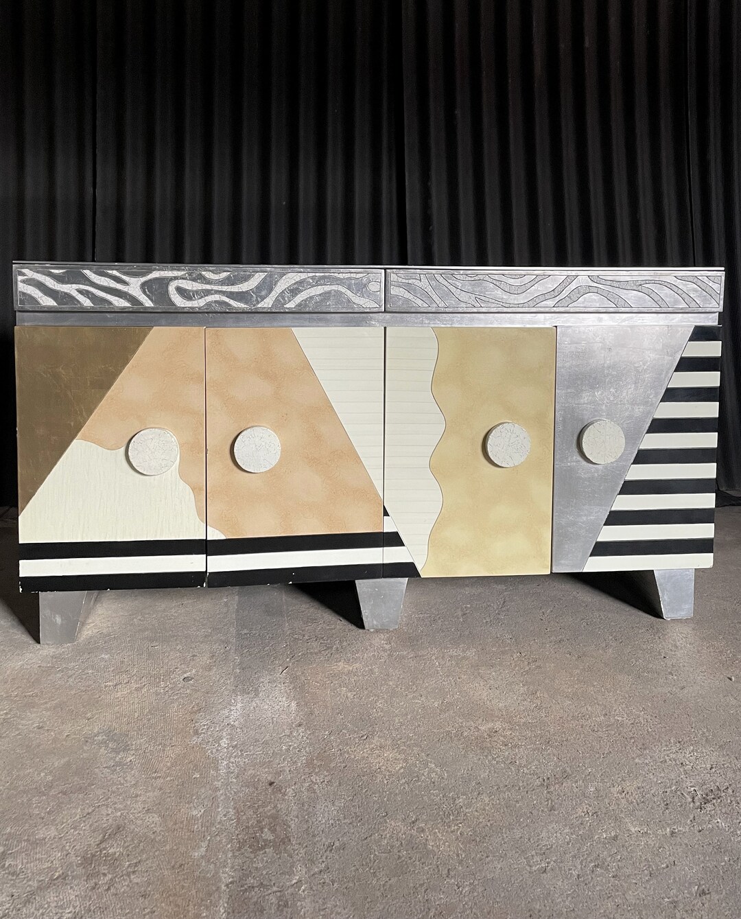 Ettore Sottsass Memphis Style Cabinet. - Etsy