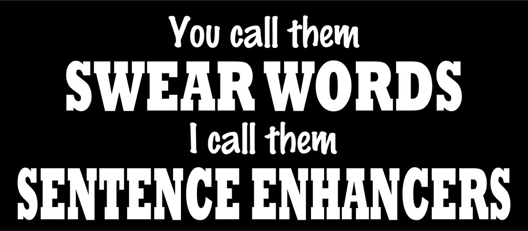 Sentence Enhancers Ready to Press Screen Print Transfer - Etsy