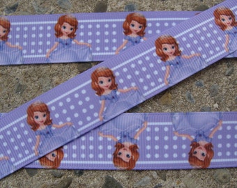3 Yards Sofia the First Princes Ribbon Hair Bow Ribbon Princes - Etsy
