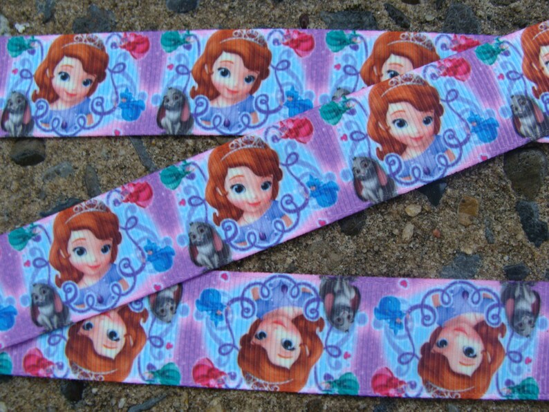 3 Yards Sofia the First Princes Ribbon Hair Bow Ribbon Princes - Etsy