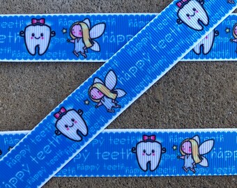 Teeth Dentist Tooth Fairy 7/8 Grosgrain Ribbon You - Etsy