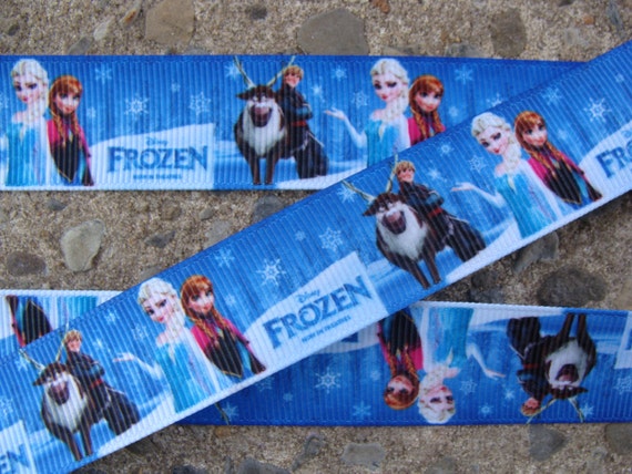 1” frozen ribbon Paper, Party & Kids Embellishments Ribbon etna.com.pe