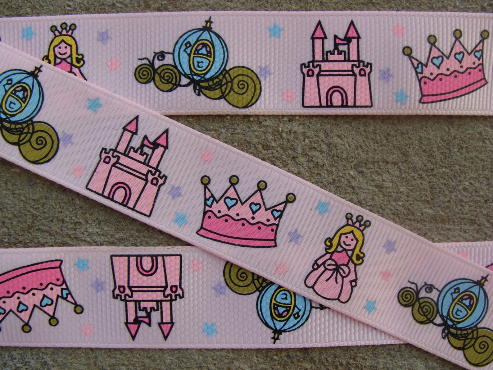 3 yard Princess Ribbon Disney Princess Printed Ribbon 1 | Etsy