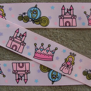 3 Yard Princess Ribbon Disney Princess Printed Ribbon 1 Hair Bow Ribbon ...