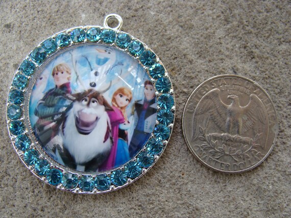 Frozen Pendant Frozen Necklace Pendant Frozen Rhinestone - Etsy