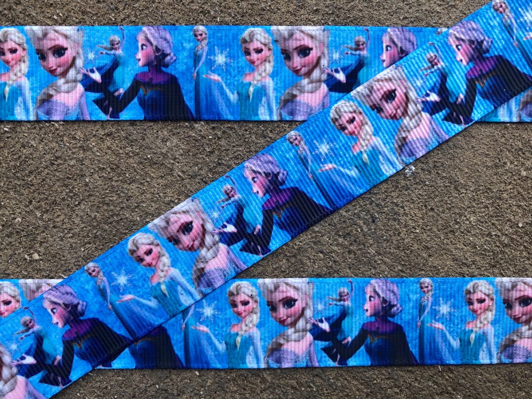 3 Yards 7/8" Elsa Ribbon Frozen Ribbon Printed Ribbon Hair Bow Ribbon ...