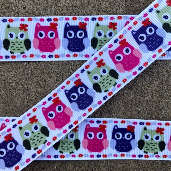 Pink and Green Owl - Etsy