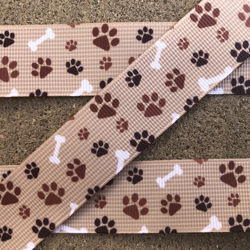 Paw Print Ribbon - Etsy