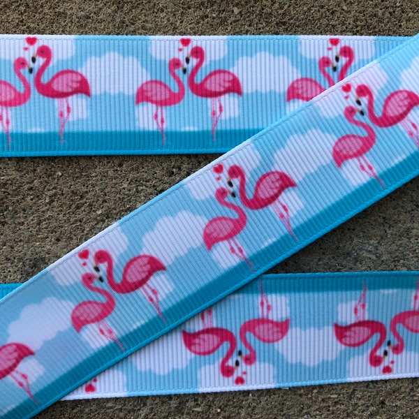 Flamingo Ribbon Wired - Etsy