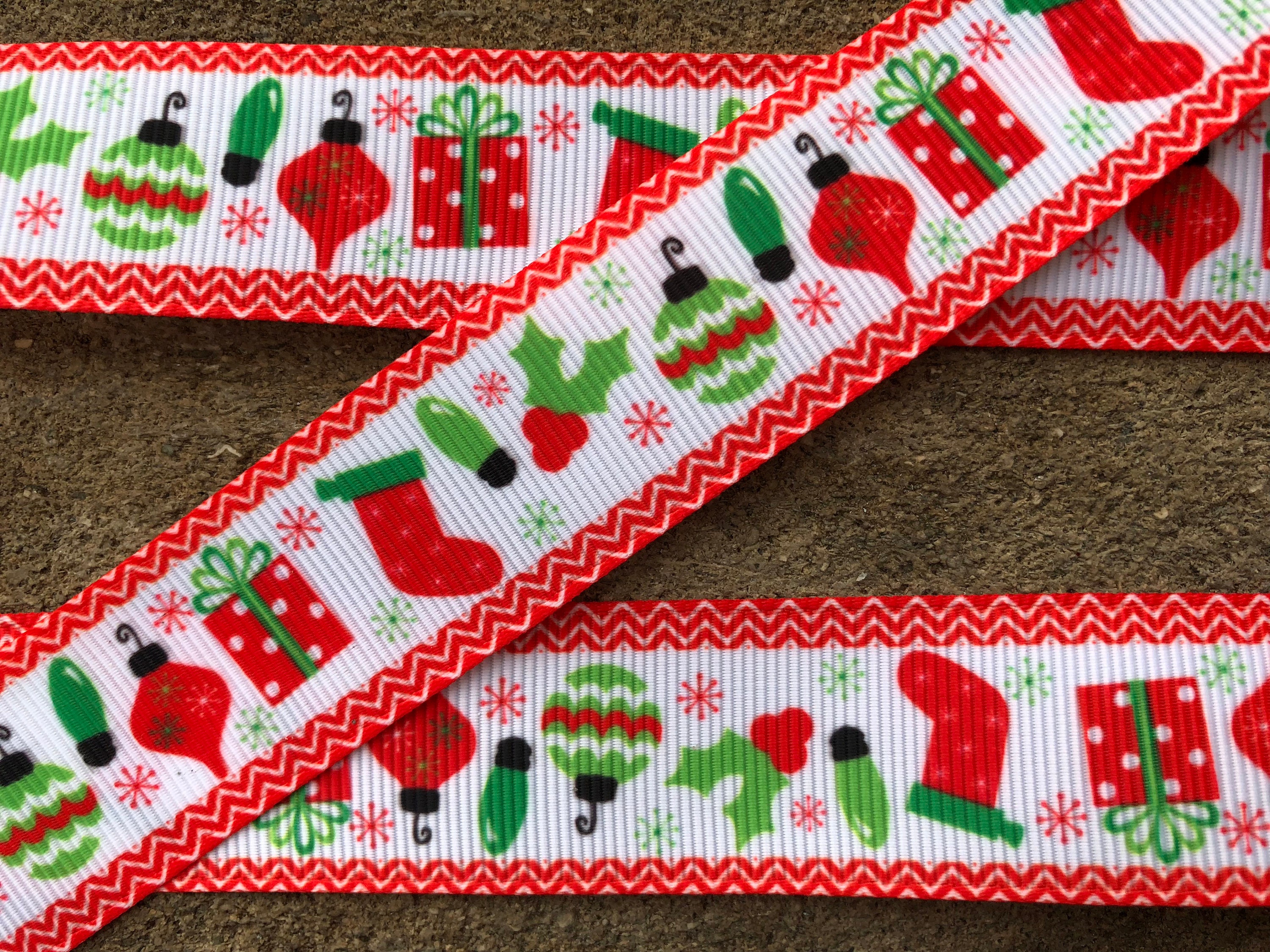 3 yardas de la cinta de Navidad para decoraciones árbol de | Etsy