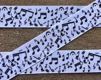 Music Ribbon With Musical Notes Gift Wrap, Quilting, Party Favors ...