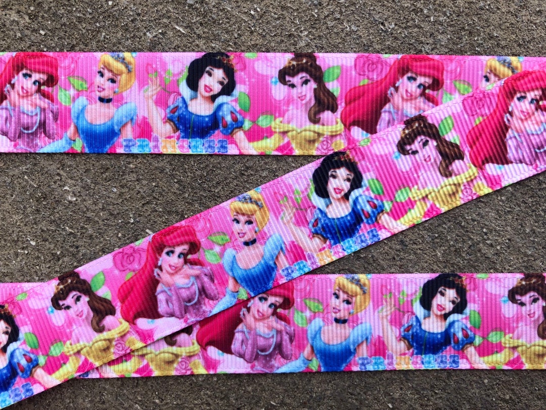 5 Yards 7/8 Princess Ribbon Grosgrain Ribbon Printed Ribbon Hair Bow ...