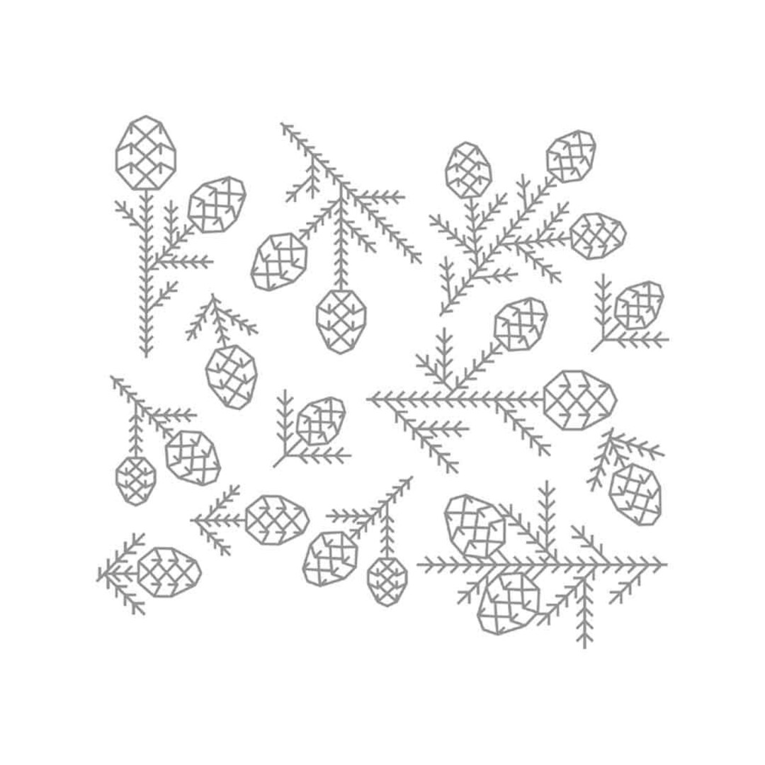 Pine Patterns Thinlits Die Set Tim Holtz Sizzix - Etsy