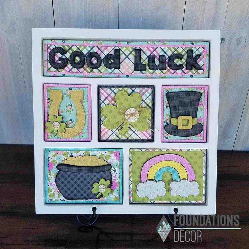 Good Luck Shadow Box Kit Foundations Decor - Etsy
