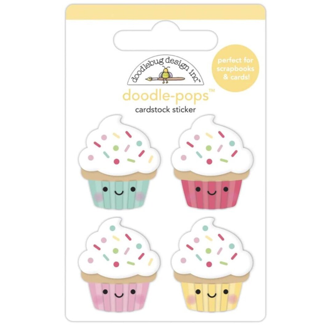 Baby Cakes Doodle-pops Made With Love Doodlebug - Etsy