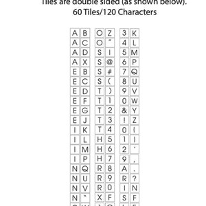 Scrabble Tile Letters 120 Characters, Clean Font, Natural Finish ...