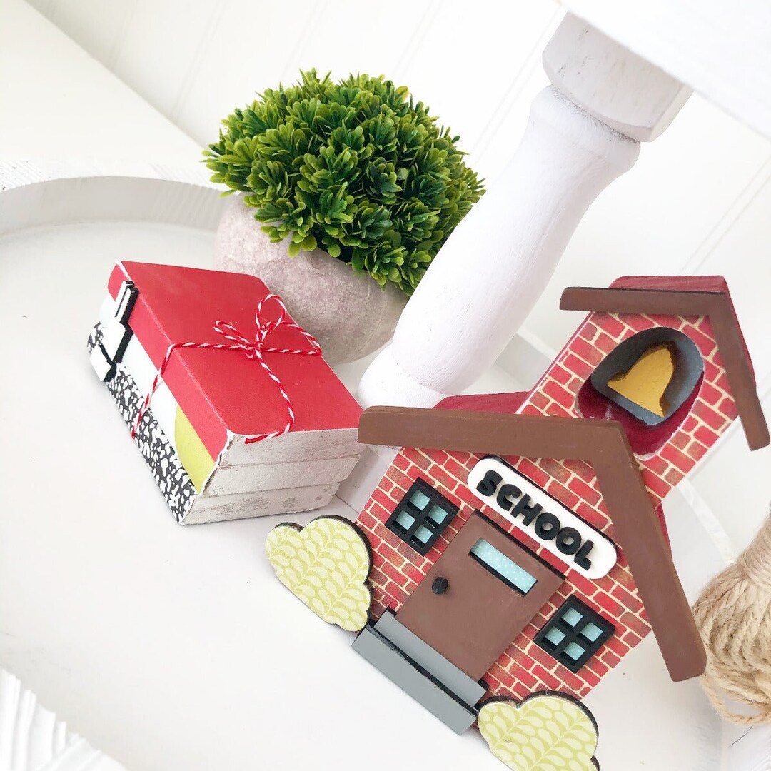 Time for Class Schoolhouse Unfinished Wood Craft Home Foundations Decor ...