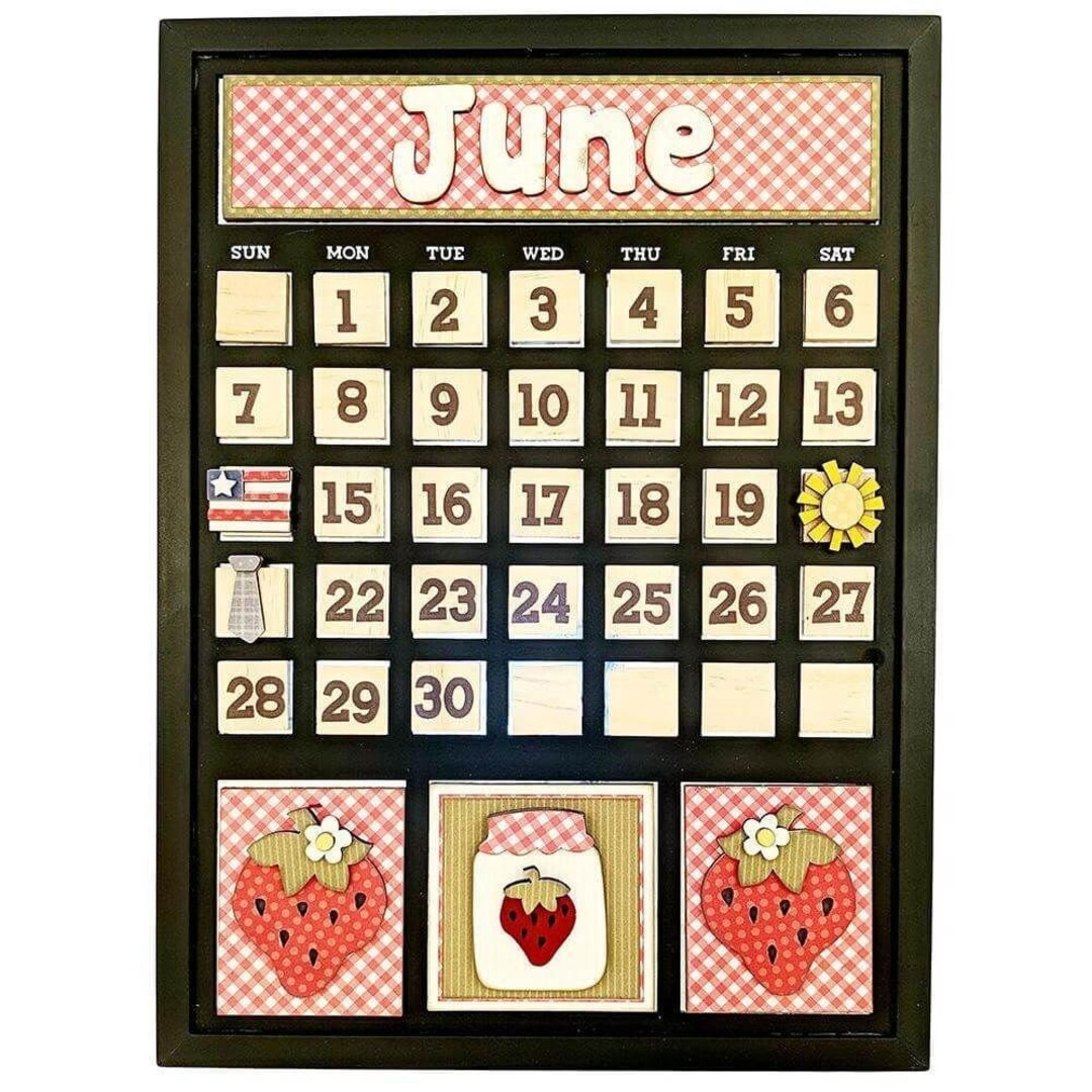 June Magnetic Calendar Foundations Decor 40192-4 - Etsy