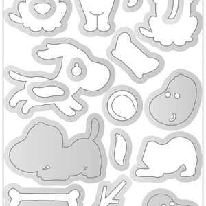 Playful Puppies Doodle Cuts-doggone Cute Collection Doodlebug Design - Etsy